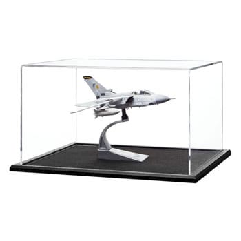 1:72 Scale Model Military Jet Display Case including a Wooden Base ...
