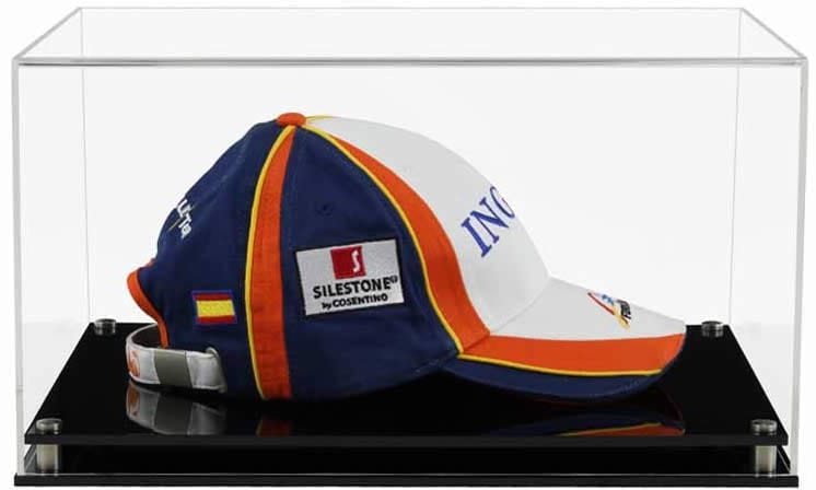 Acrylic Baseball Cap Display Case with Modern Base (Choice of Base ...