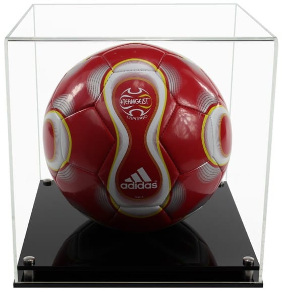Display Case for a Football with a Modern Acrylic Base (Choice of Base ...