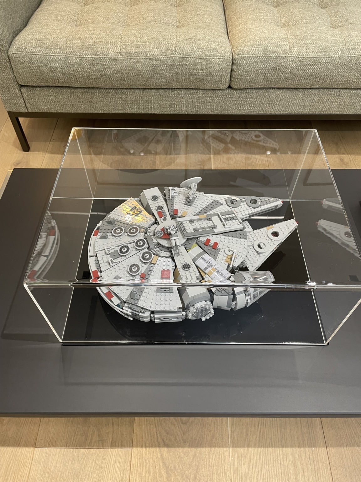 Custom Sized Acrylic Display Case with a Low Profile Base